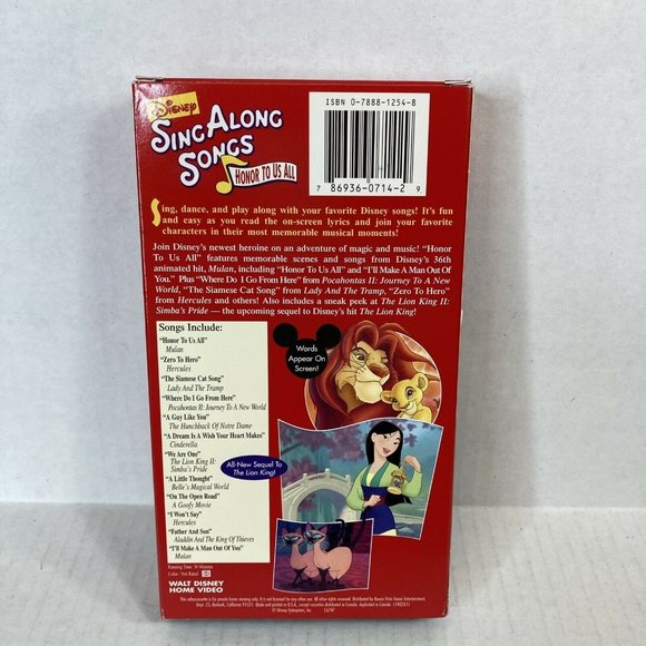 Disney sing along songs honor to us all - rlilyX